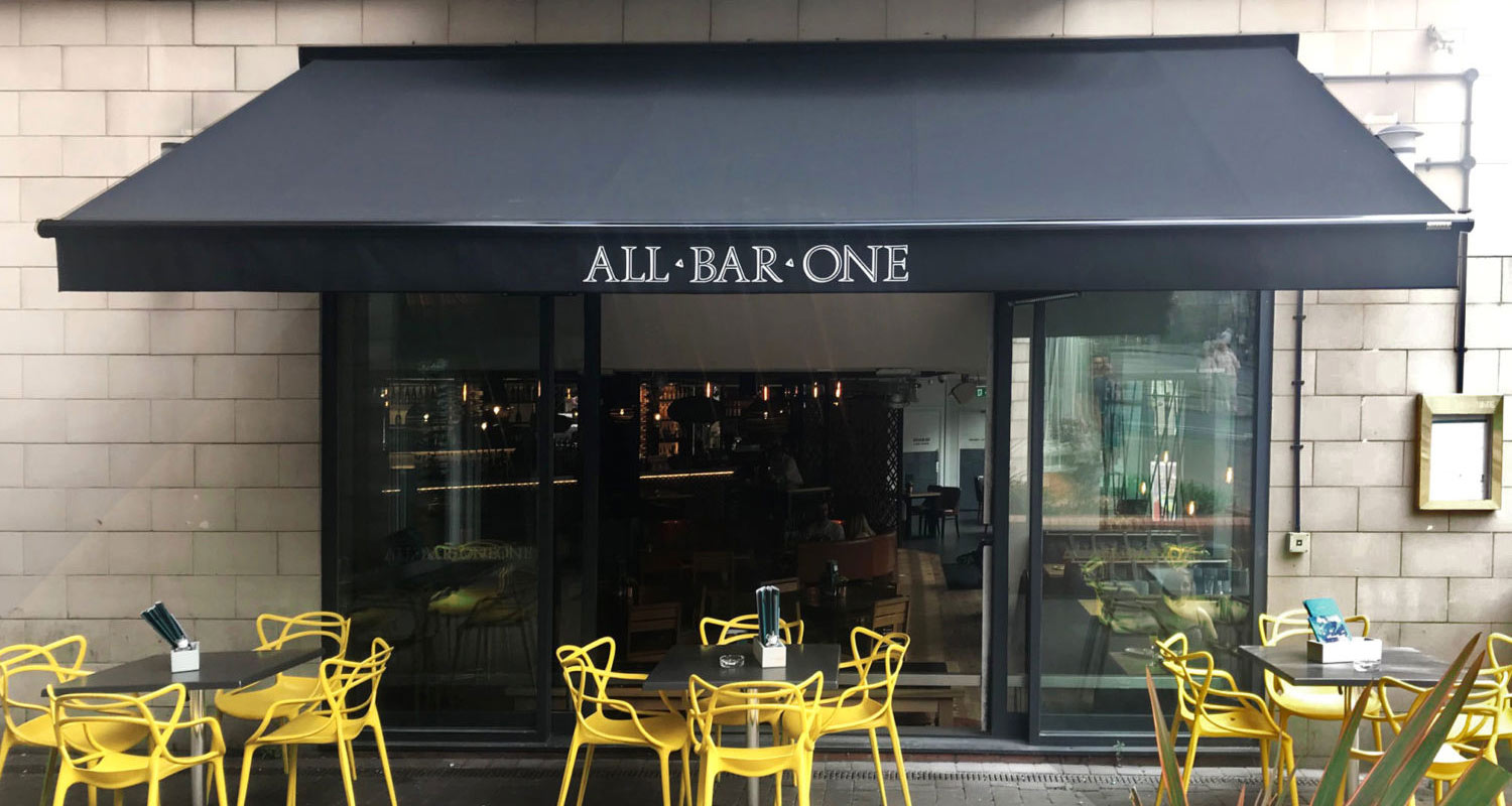 All Bar One in Nottingham - Deans Blinds