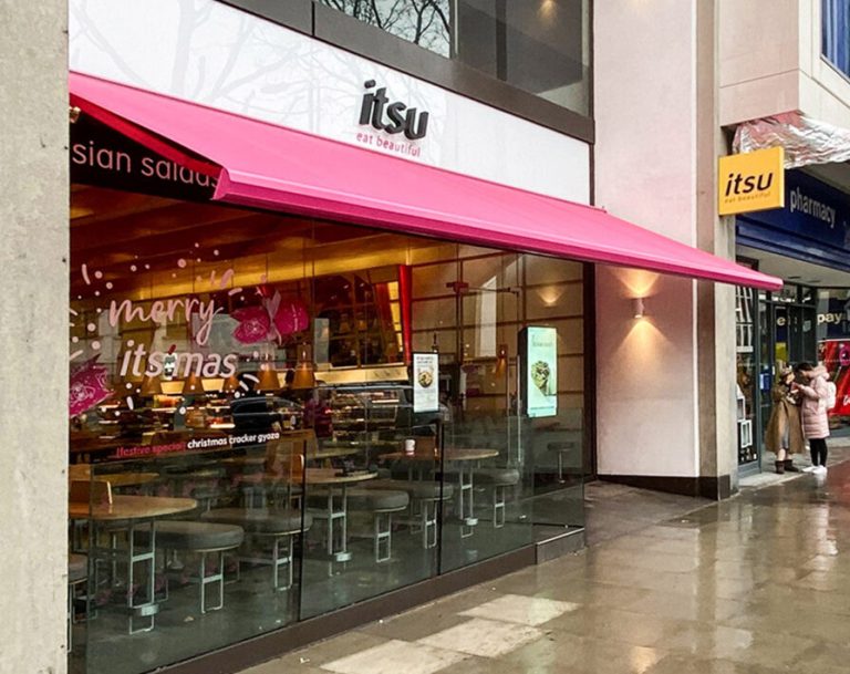 Itsu Restaurant in Notting Hill branch - Deans Blinds