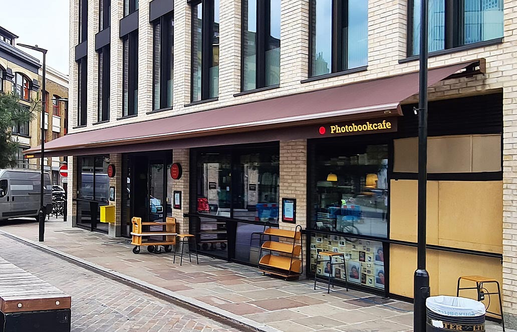 Photobook cafe in Leonard Circus - Deans Blinds