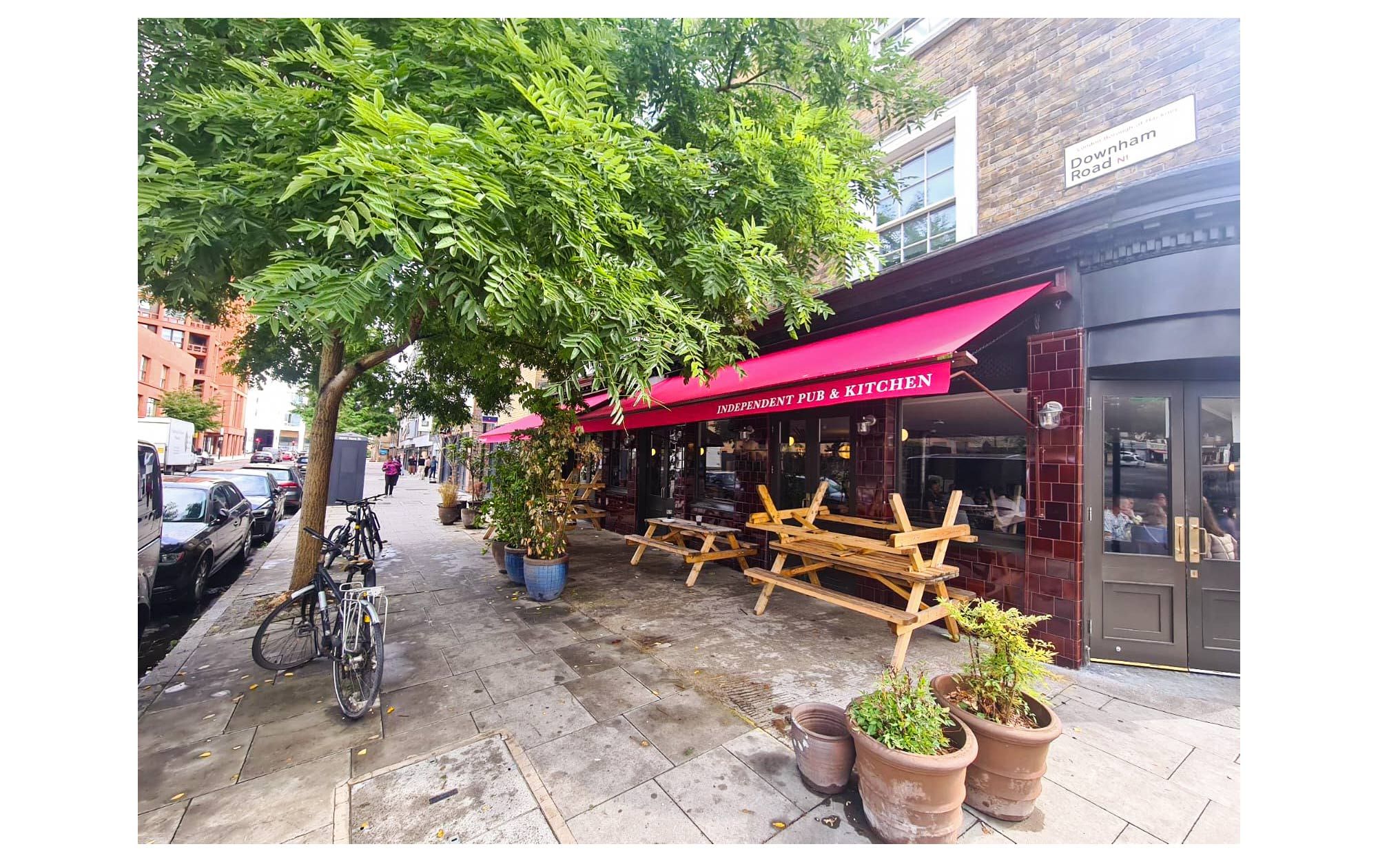 Victorian Awnings for popular London Pub