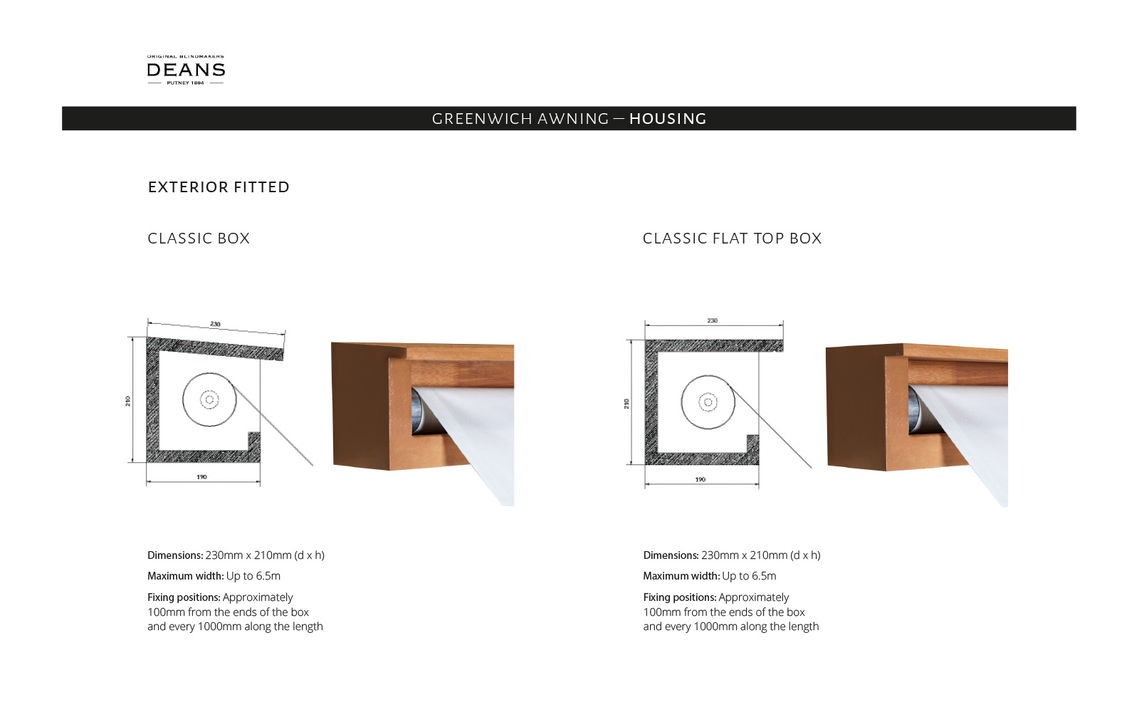 Industry’s Most Comprehensive Awning & Canopy Brochures