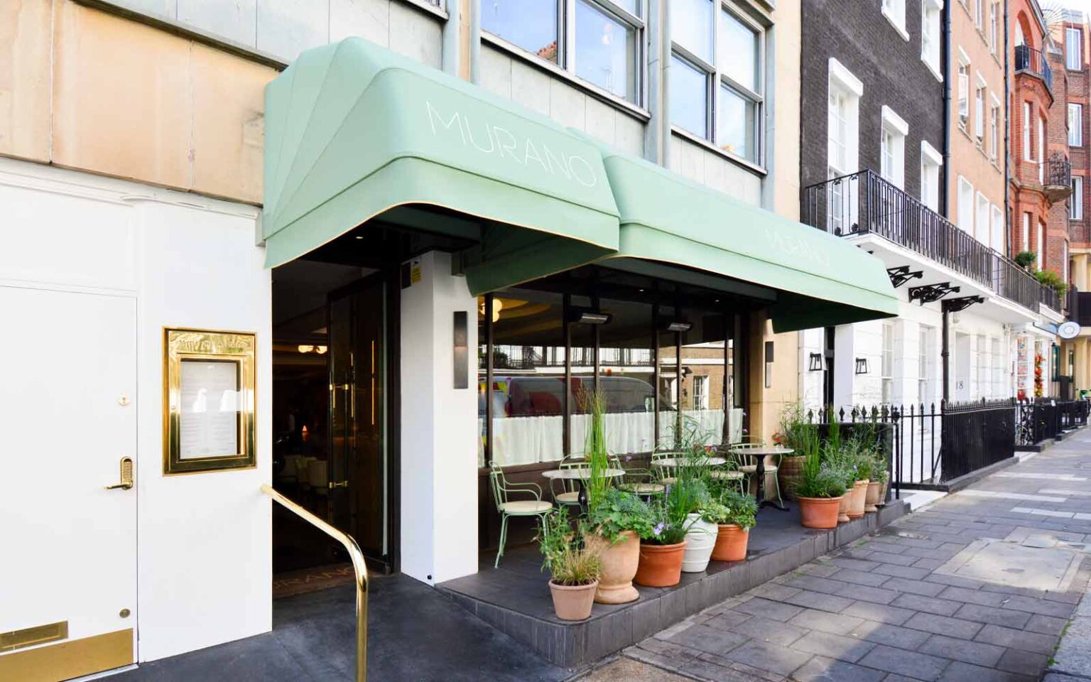 Unique RIB® Restaurant Canopies for Murano, Mayfair