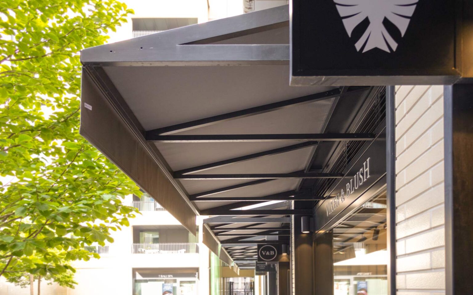 Bespoke canopies for Vixen & Blush, Marylebone