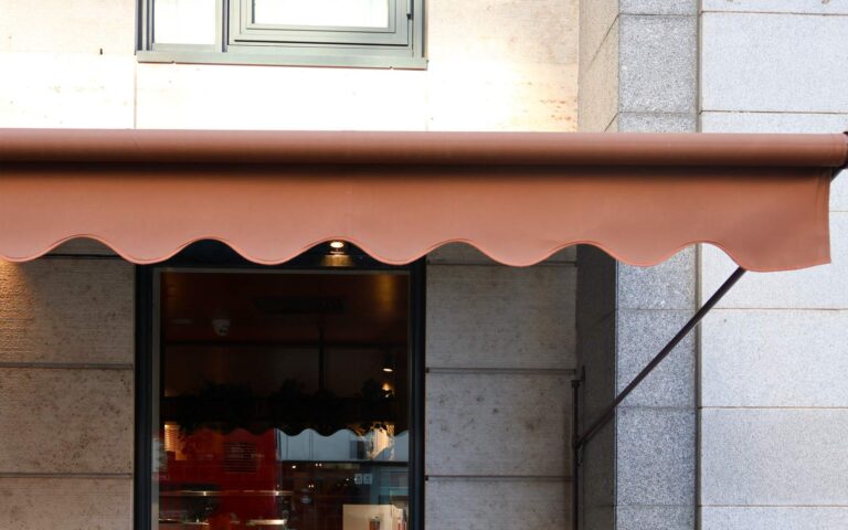 Historic Traditional Awnings restored at The Harry Cook, Cheltenham