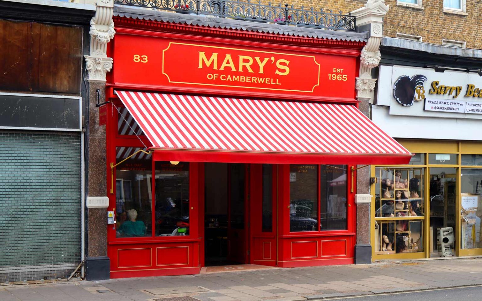 New Traditional Victorian Awning for a Beloved Camberwell Café